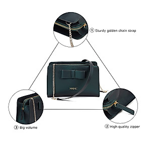 Intrinsic Vegan Leather Small Chain Side Purse Mini Crossbody Bags for Women