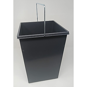 Kitchen Inventions 15 Liter Replacement Waste Bin with Handle for Hailo Easy Cargo 30 Pullout Unit