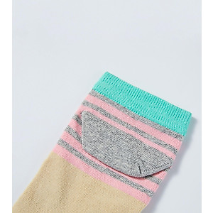 HONOW Women's Low Cut Toe Socks Ankle Cotton Running Socks(Pack of 5/6)