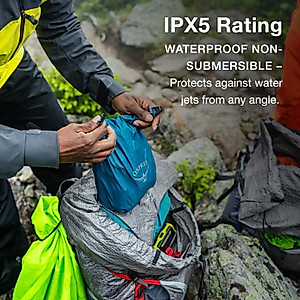 Osprey 20L Waterproof Dry Sack with Window, Black