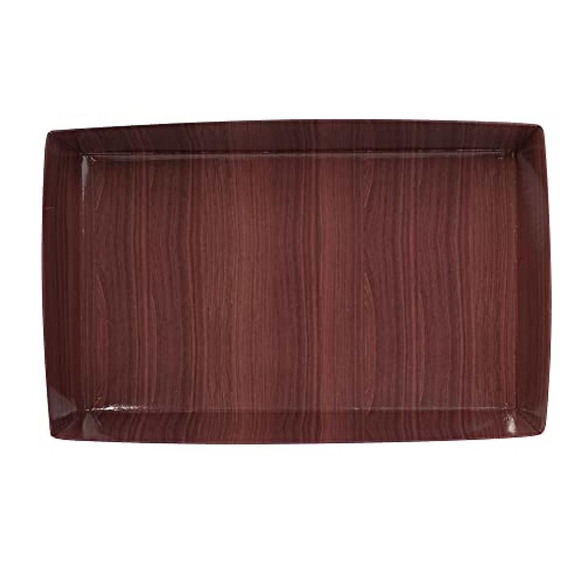 Restaurantware Matsuri Vision 8 x 5 x 1.5 Inch Medium Sushi Trays 100 Greaseproof Sushi Packaging Boxes - Lids Sold Separately Disposable Wood Grain Paper Sushi Containers For Entrees Or Snacks