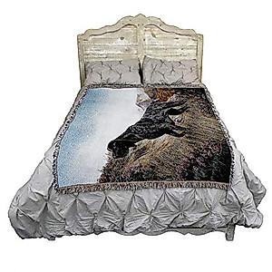 Pure Country Weavers German Shorthaired Pointer Blanket by Robert May - Gift for Dog Lovers - Tapestry Throw Woven from Cotton - Made in The USA (72x54)