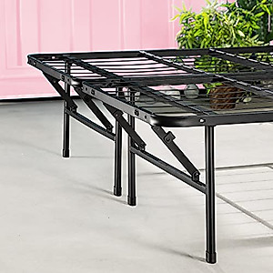 ZINUS SmartBase Tool-Free Assembly Mattress Foundation / 14 Inch Metal Platform Bed Frame / No Box Spring Needed / Sturdy Steel / Underbed Storage, Queen