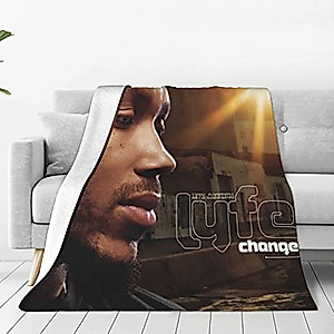 Flannel Blanket Lyfe Jennings Soft Lightweight Throw Blanket Warm Durable Sofa Couch Decor Beding 50"X40"