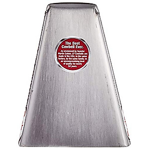 Latin Percussion ES-15 Salsa Barrio Bell,Silver