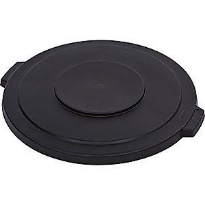 Carlisle FoodService Products 34103303 Bronco Round Waste Container Lid, 32 gal, Black