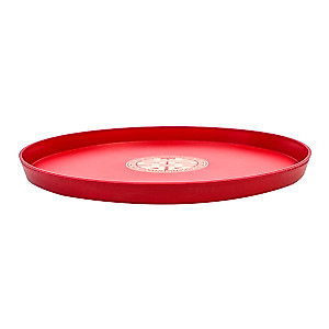 Cabilock 2 pieces Chinese Wedding Serving chinese new year snack tray chinese new year platter chinese new year candy tray Tray Platter: Red