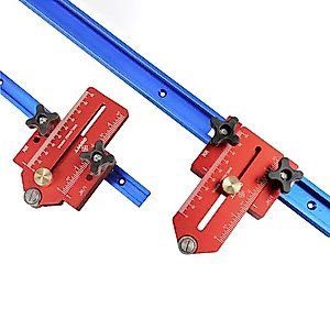 DDWT Extended Thin Rip Jig Table Saw Jig Guide for Repeat Narrow Strip Cuts Works with Saw Router Table Band Saw - Extended Version