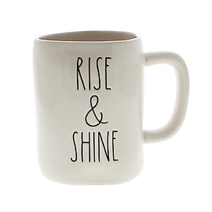 Rae Dunn by Magenta RISE & SHINE Ceramic LL Coffee Mug