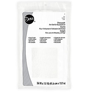 Dritz 591 Cheesecloth, Food Grade #10, 36-Inch x 15-Yards , White
