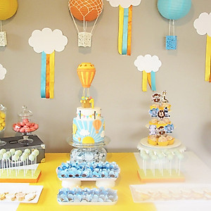 36 PCS Jungle Animals Cupcake Toppers Lion Monkey Zebra Hippo Giraffe Elephant Forest Theme Cupcake Picks for Safari Animals Theme Baby Shower Kids Birthday Party Cake Decorations Supplies