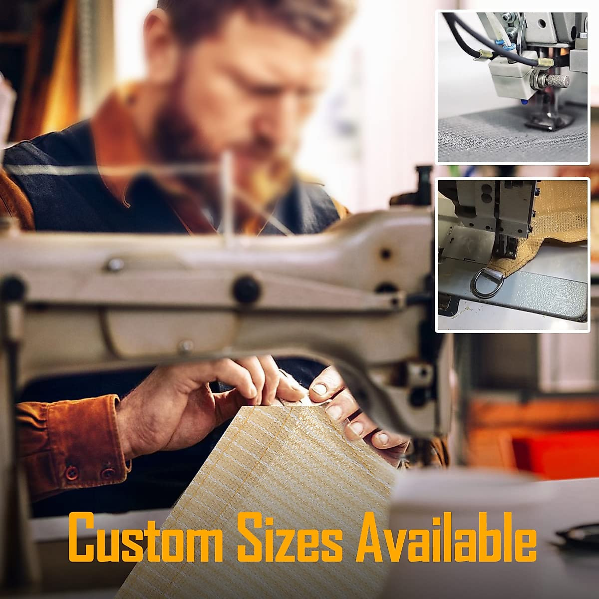 6' x 8' Sun Shade Sail Canopy Awning Permeable Fabric Pergola Cover, for Outdoor Patio Lawn Garden Backyard Carport, Beige