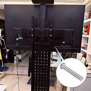 Yinpecly 60pcs M4-0.7x50mm Knob Pull Machine Screws Metric Pan Head Phillips Drive Cross Head Screw 304 Stainless Steel Full Thread Fasteners Bolts Silver Gray Cabinet Door and Drawer Screws