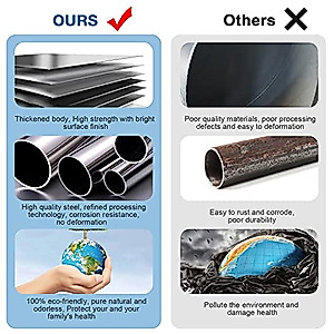 Portable Garment Rack, Folding Clothes Rack, Collapsible Clothing Rack with 10 Mini Foldable Clothes Hangers, Free Installed Lightweight Freestanding Hanger for Indoor Outdoor Travel and Camping