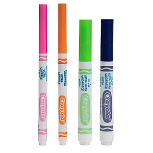 Crayola Deluxe Color ‘N Plush Kitty, 10” Stuffed Animal - Draw, Wash, Reuse – with 2 Ultra-Clean Washable Fine Line Markers, 1 Broad Line Marker, 1 Washable Stamp Marker