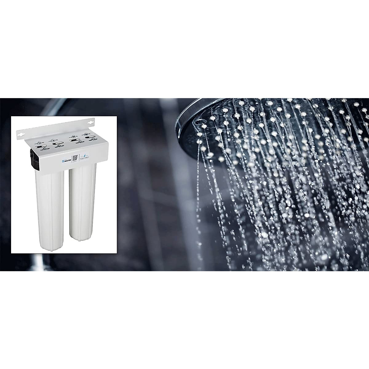 Home Master CFDGD2501-20BB Replacement Whole House Sediment Filter, 4-layers 25 to 1 Micron Nominal, High-flow 20gpm, Fits Big Blue, 20" x 4.5"