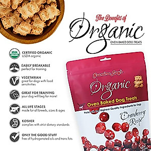 Grandma Lucy's Organic Oven Baked Dog Treats - Cranberry, 14 oz