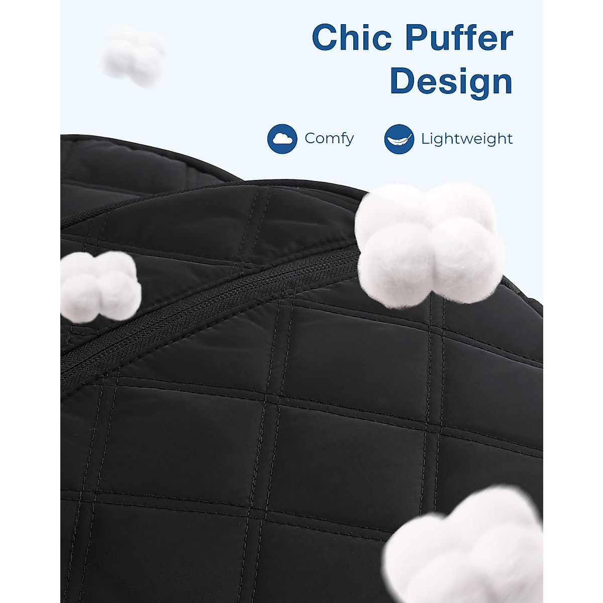 BAGSMART Laptop Backpack for Women, Travel Backpack Fits 17.3 Inch Computer Bookbags 40L Back Pack with Charging Port Hole for School College Work Business, Black