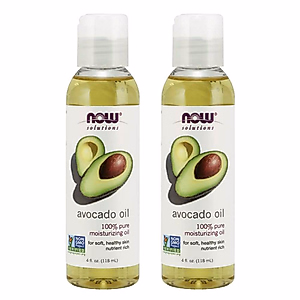 NOW Foods Avocado Oil (Liquid), 4 Ounce Bottles, 2 pk