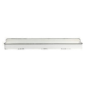 Creative Co-Op DA8541 White Wall Shelves, 2 Count