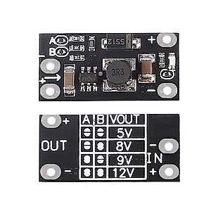 AITRIP 10PCS 1.5A Multi-Function Mini Boost Module Step Up Board 3.7V to 5V 8V 9V 12V Step Up Board with LED Indicato for DIY Electronic Voltage Moduler