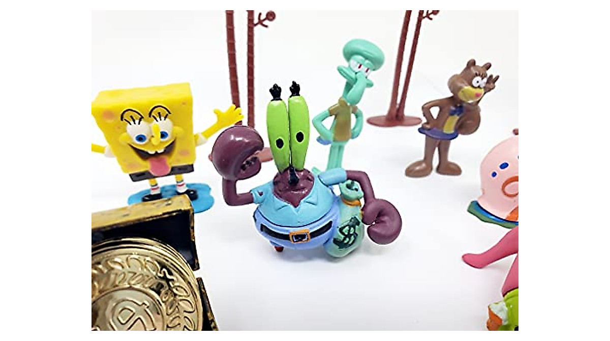 Birthday Spongebob Squarepants 2-Inch Figure Set - 14 Characters for ...