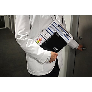 H&P Notebook - Medical History and Physical Notebook, 100 Medical templates with Perforations
