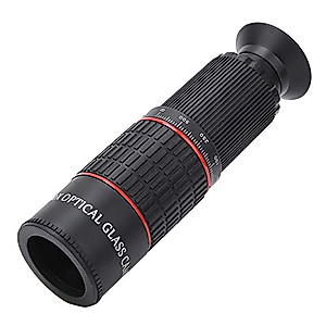 Mobile Phone Telescope, 20X Telephoto Zoom Lens, HD Optical Glass Cell Phone Monocular for Game Wildlife Watch Remote Photography Forestry, Easy to use