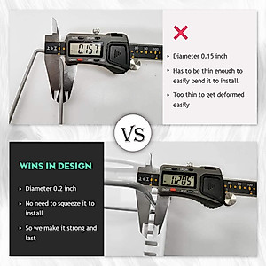 EVERIE Adjustable Bakeware Organizer Pot Lid Holder Rack for Pots, Cake Molds, Cutting Boards, Mats, Cookware, Large 7.7'' W x 16.1'' D x 6.3'' H