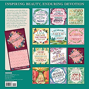 The Illustrated Bible Verses Wall Calendar 2023: Timeless Wise Words of the Bible