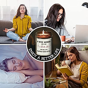 Retirement Gifts for Women Coworker Leaving Gifts for Women, Farewell, Happy Retirement, Going Away Gifts, Goodbye Gifts for Coworkers, Colleagues, Lavender Scented, 7oz Soy Wax Candles