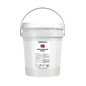 Chemfulfill Sodium Hydroxide – NaOH Flakes (Lye) (2 Pounds (2 lbs))