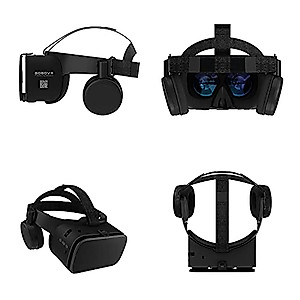 BOBOVR Z6 Virtual Reality Headset, 110°FOV Foldable Headphone IMAX VR Headset for 4.7-6.2 inch Full Screen Smartphone iOS/Android with Game Controller