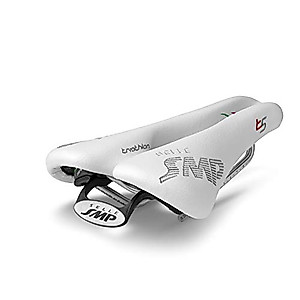 Selle SMP T5 Triathlon Bicycle Saddle, White, 251 x 141