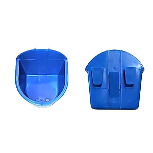 Saguaro Acres Rabbit, Chicken or Small Animal Cage Food or Water Coop Cups, Blue, 2 Pack