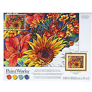 Dimensions Paint by Number, 14" x 11", Multicolor 4 Piece