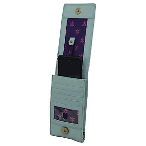 Anuschka Women’s Genuine Leather RFID Smartphone Crossbody - Himalayan Bird