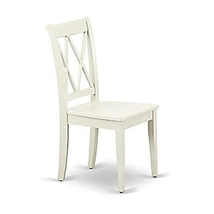 East West Furniture LGCL9-LWH-W, 9-Piece