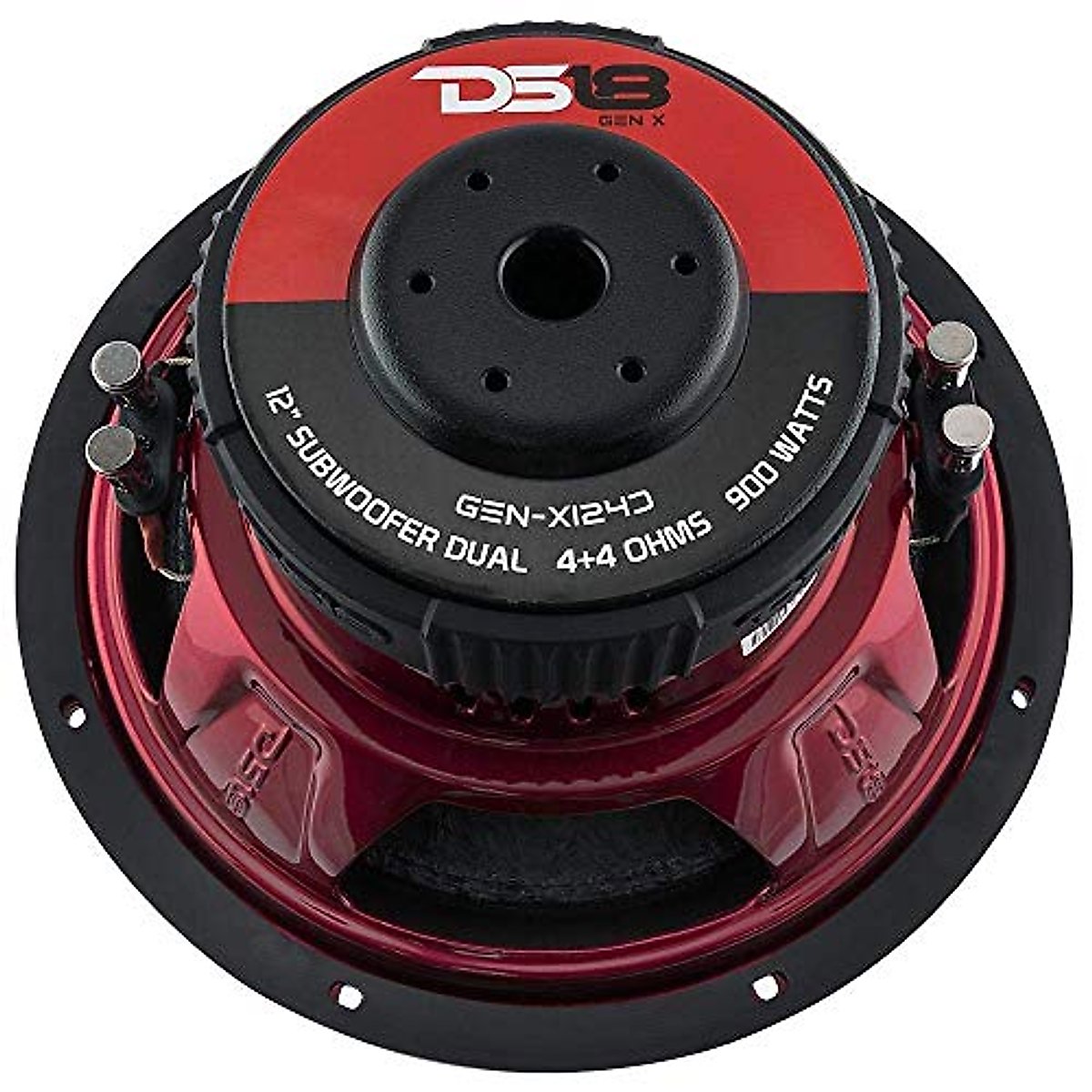 DS18 12" Subwoofer Combo Package with GEN-X124D Subwoofer and CANDY-X1B Monoblock Amplifier