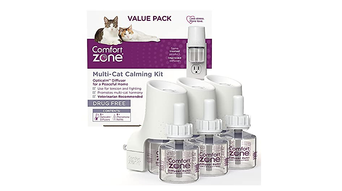 Comfort Zone Multi-Cat Diffuser Kit - Reduce Cat Tension