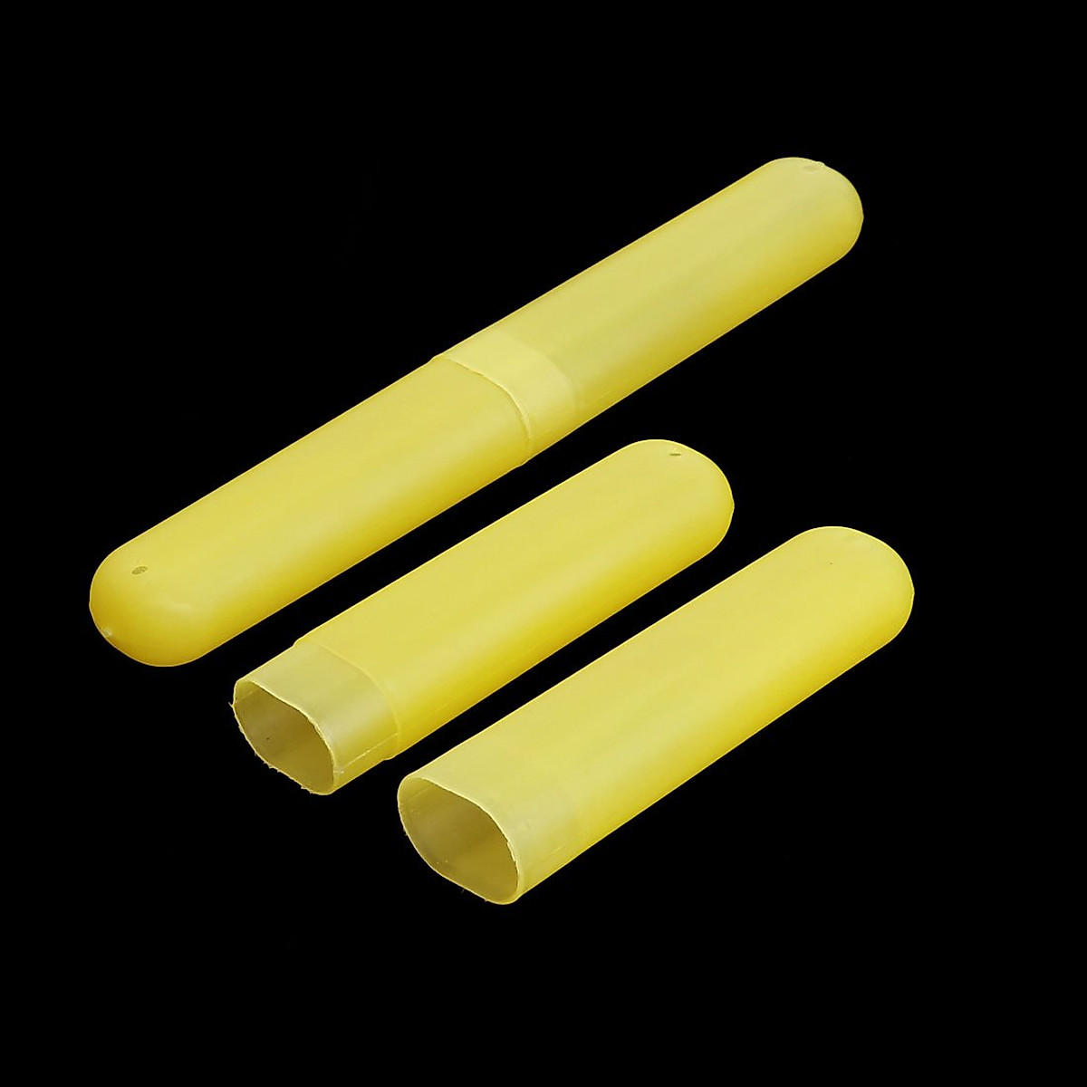 Qtqgoitem Plastic Vacation Traveling Case Protable Toothbrush Storage Box Container 2pcs Yellow (model: 22c cdb 586 e71 fac)