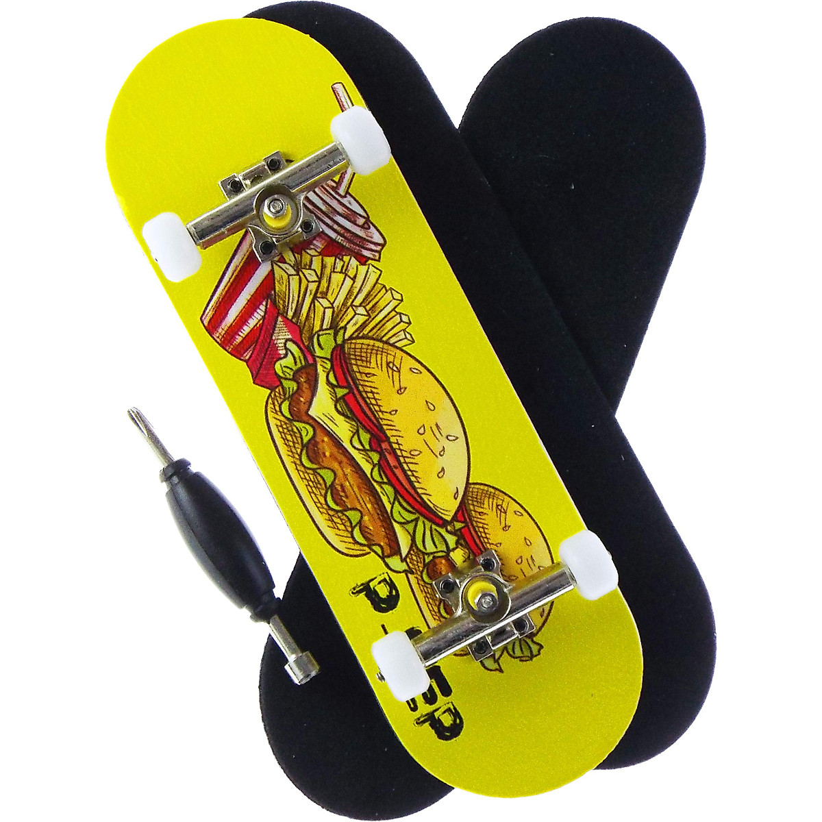 P-REP Starter Complete Wooden Fingerboard 30mm - Cheeseburger Cheeseburger