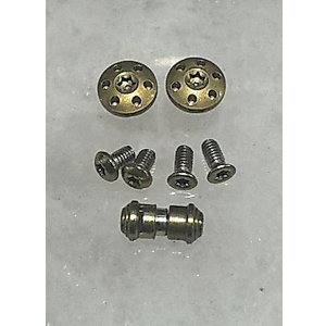 Gold Bronze Stainless Steel Torx Screws & Thumb Stud For Kizer Drop Bear Knife