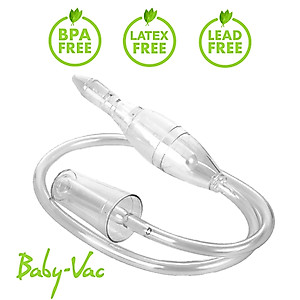 BABY-VAC Baby Nasal Aspirator Safe Hygienic Quick Best Results for Newborns and Toddlers