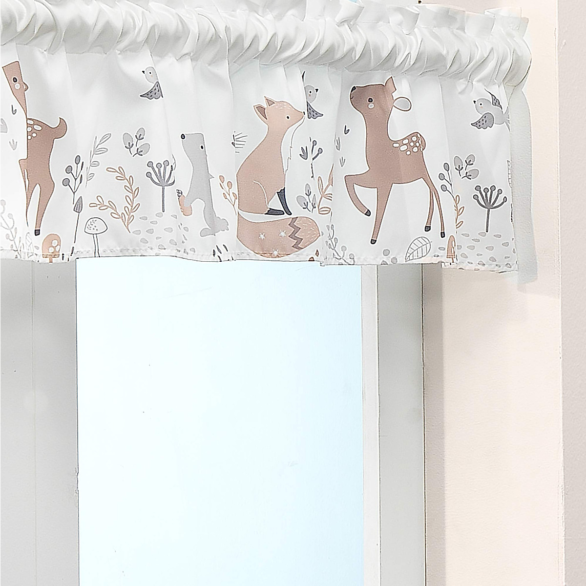 Bedtime Originals Deer Park Window Valance, Multicolor (285029)