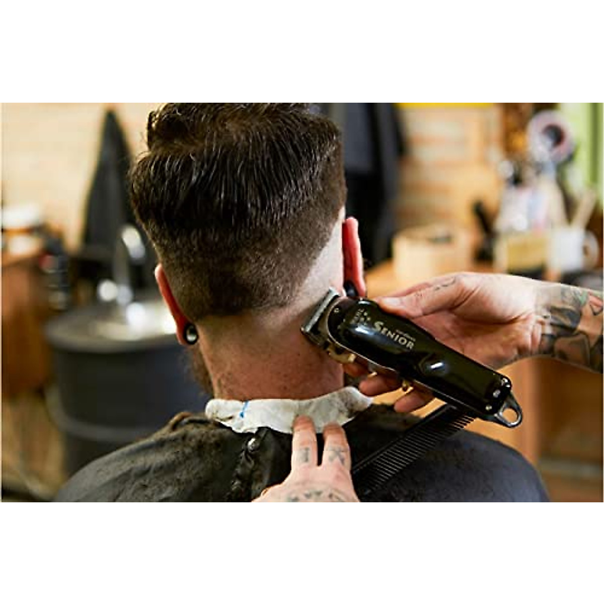 Wahl Professional 5 Star Series Cordless Senior Clipper with Adjustable Blade, Lithium Ion Battery with 70 Minute Run Time for Professional Barbers and Stylists - Model 8504-400