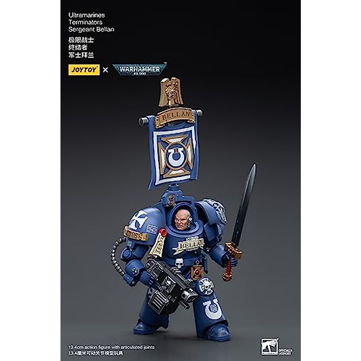 JoyToy Warhammer 40K: Ultramarines Terminators SGT. Bellan 1:18 Scale Action Figure