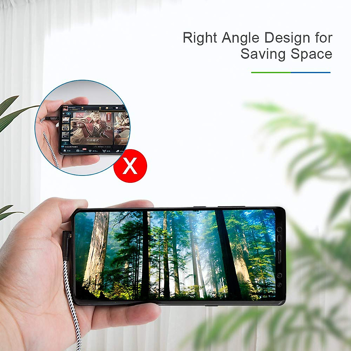 CableCreation Headphone Extension Cable, 90 Degree TRRS 3.5mm Male to Female Audio Extension Cable 4-Conductor(Microphone) for Car Headphones,Speaker,Laptops,Smart Phones, 6 Feet