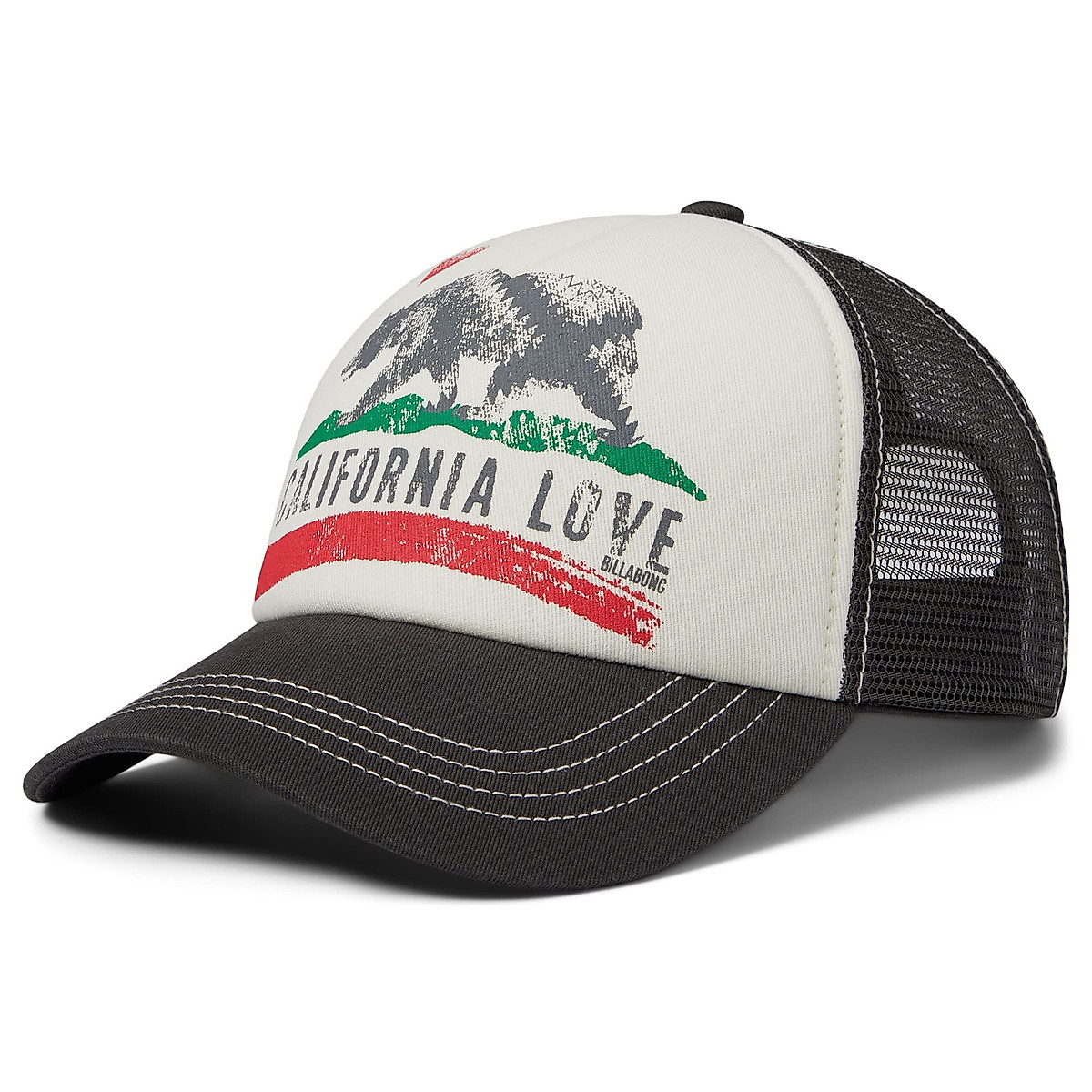 Billabong Women's California Love Pitstop Adjustable Trucker Hat, Char 1