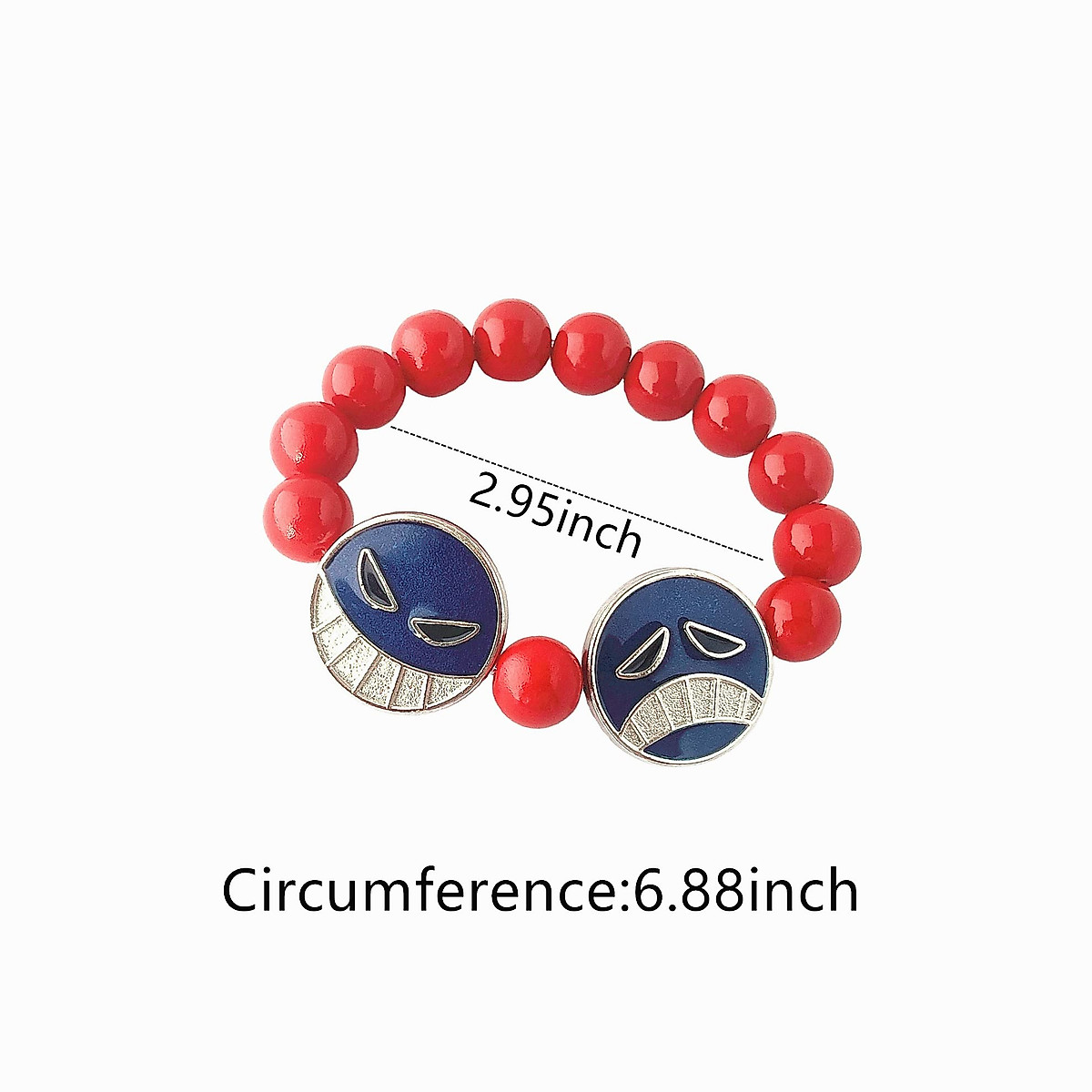 TLDXDOU TV Movies Bracelet, Red Beads Hand Chain Bracelets Necklace for Women, Men